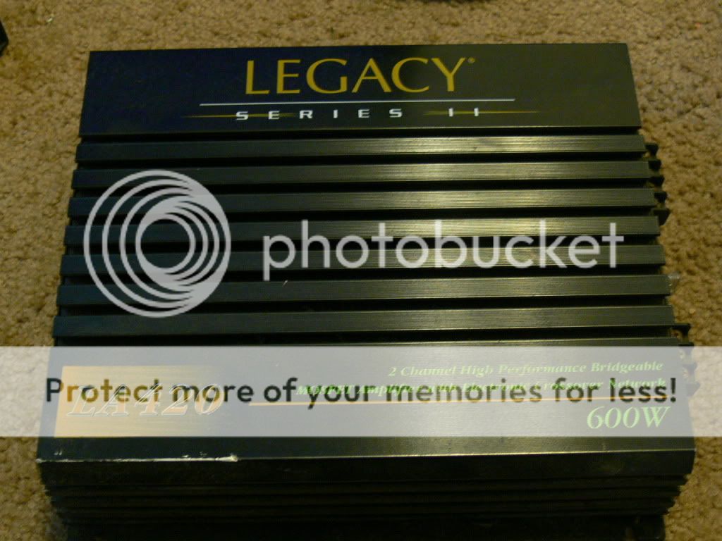 Legacy LA420 Car Amplifier 600w & Boss 5 Band Graphic Passive Equalizer ...
